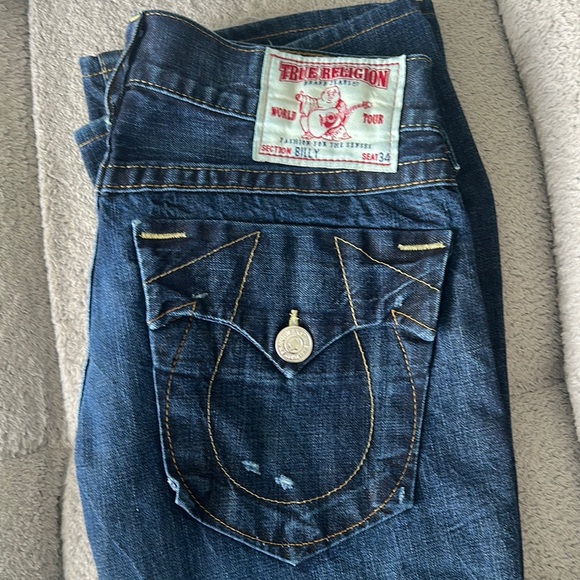 True Religion | Jeans | True Religion Dark Blue Denim Jeans | Poshmark